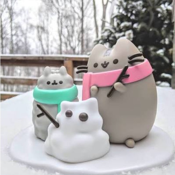 Pusheen | Art | Pusheen And Stormy Snow Figureen | Poshmark
